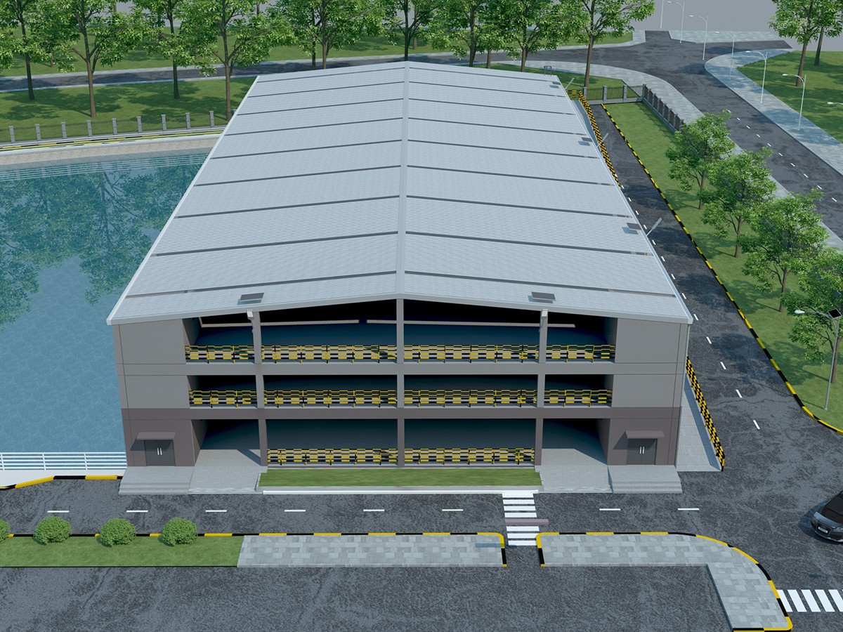 Yi Da Garment Factory Project Phase 3 - Canteen parking