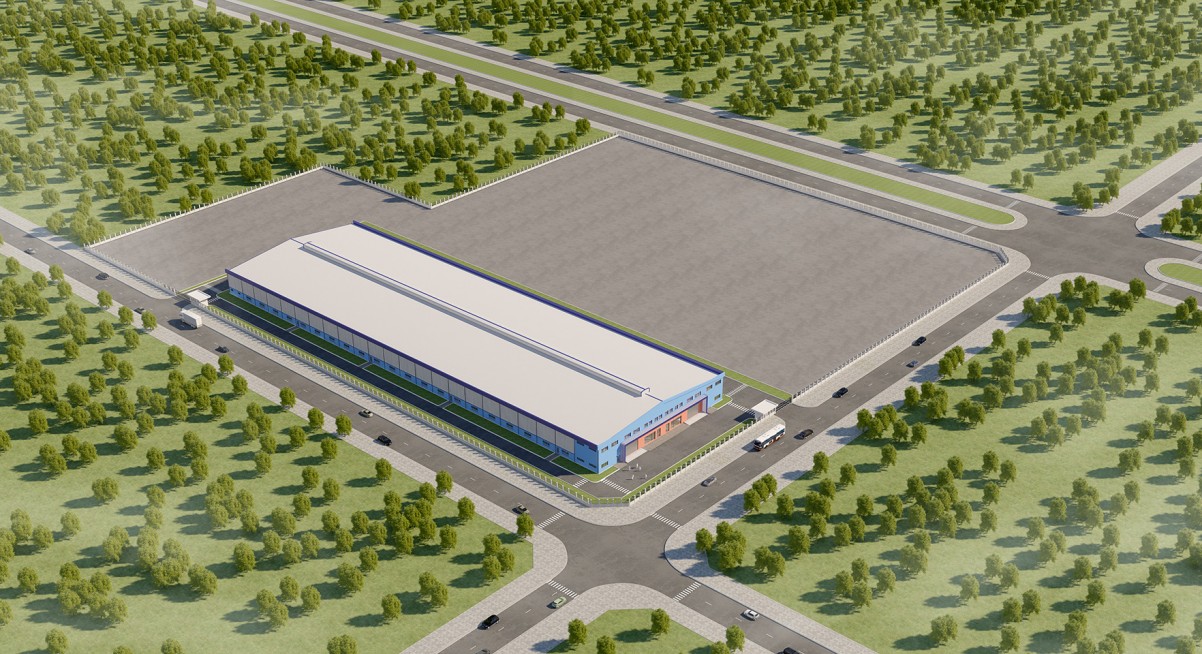 Dự án xây dựng nhà máy Biel Crystal Việt Nam.