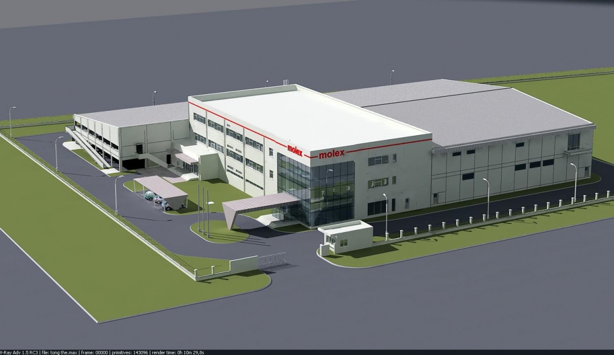 Dự án xây dựng nhà máy Molex Việt Nam
