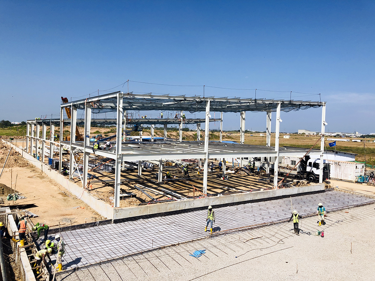 Cập nhật tiến độ thi công tháng 10/2019 – Dự án Nhà máy Yukioh